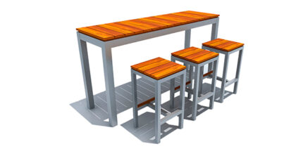 Butaca Bar Normandia Aluteca (Ta) - Parasoles Tropicales